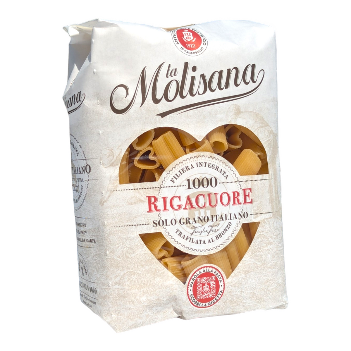 La Molisana Rigacuore No.1000 - Heart Shaped Pasta 500g | Italia Solutions UK