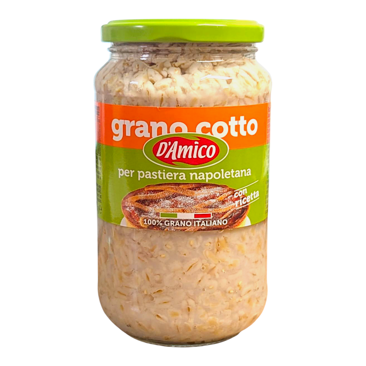 D'Amico Grano Cotto per Pastiera Napoletana - Cooked Weat Grains 580g | Italia Solutions UK