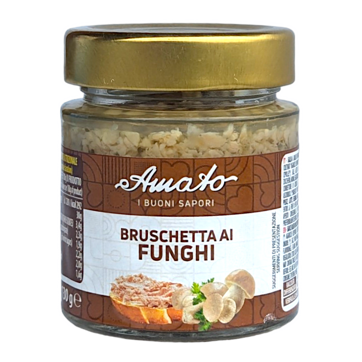 Amato Mushroom Pate, Bruschetta Al Funghi 130g | Italia Solutions UK