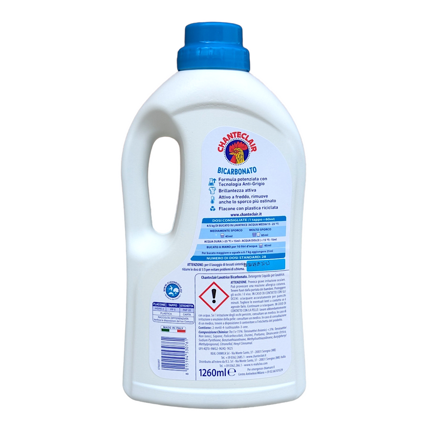 Chanteclair Laundry Detergent, Bicarbonate 1260ml | Italia Solutions UK