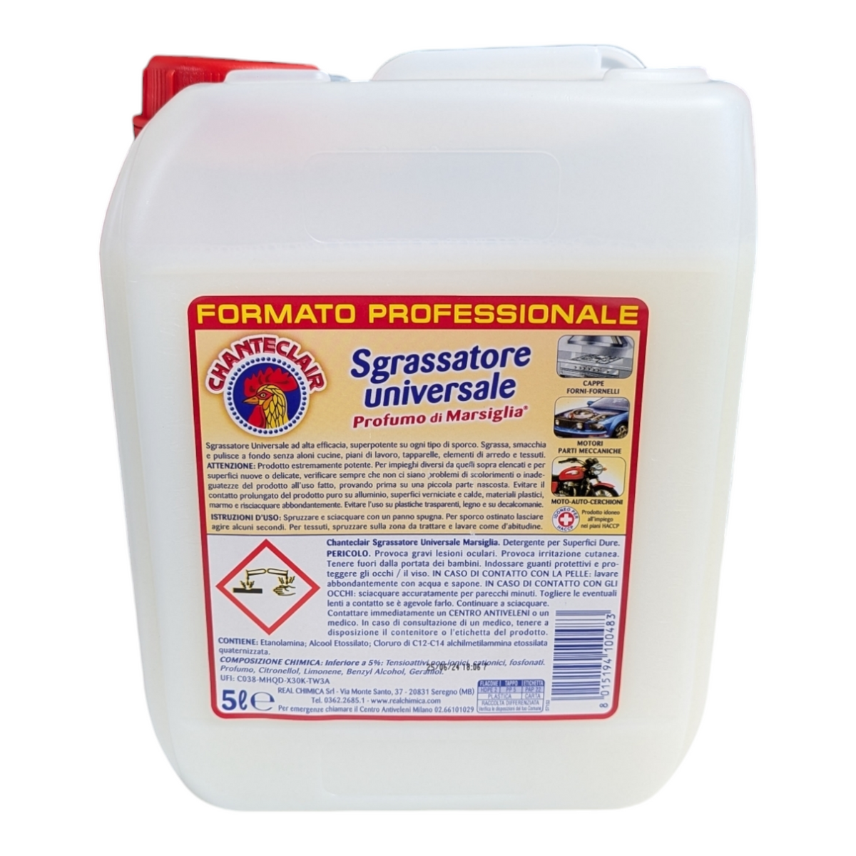 Chanteclair Sgrassatore Universale Degreaser Marsiglia Scent 5L ...