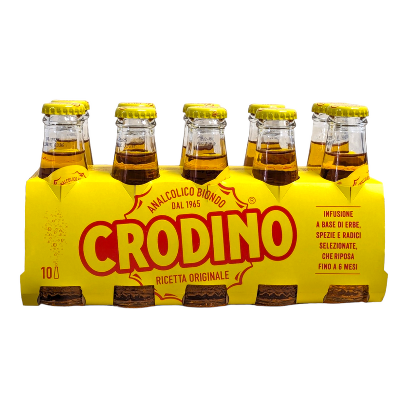 Crodino Non-Alcoholic Italian Aperitif 10 x 100ml | Italia Solutions UK