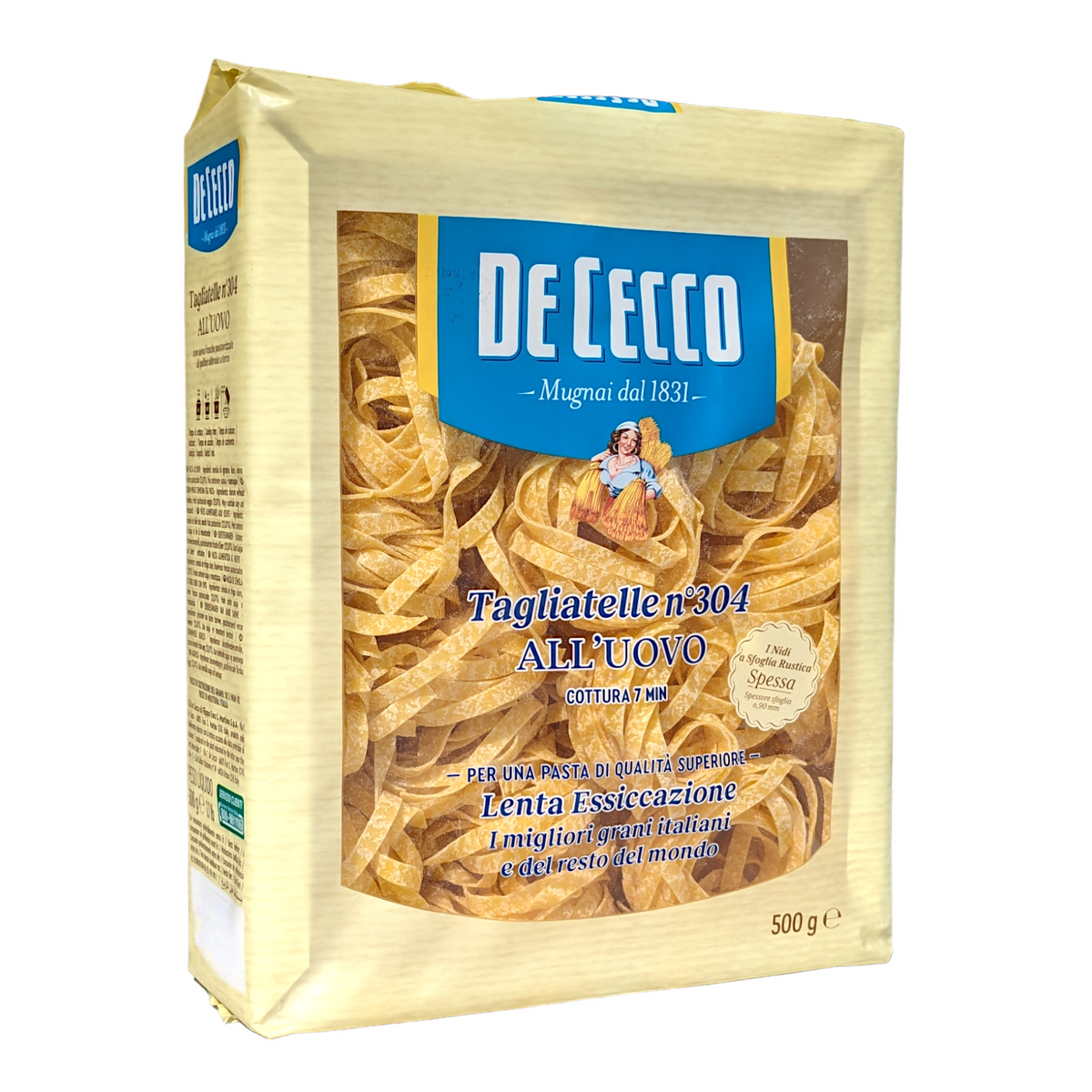 De Cecco Egg Pasta Tagliatelle no.304 All'Uovo 500g | Italia Solutions UK