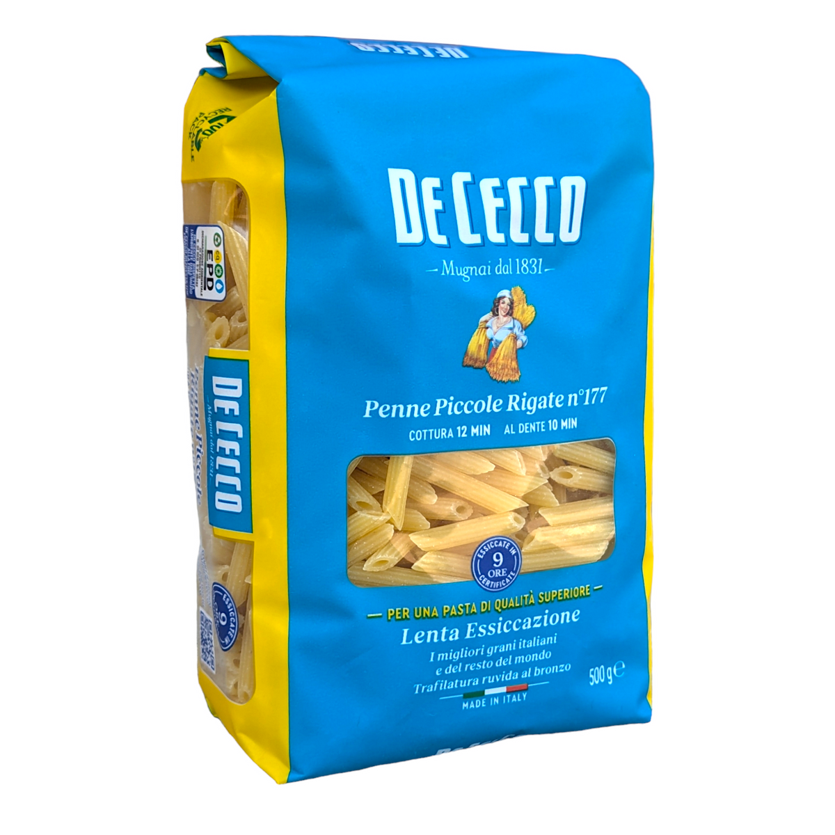 De Cecco Pasta Penne Piccole Rigate no.177 - 500g | Italia Solutions UK