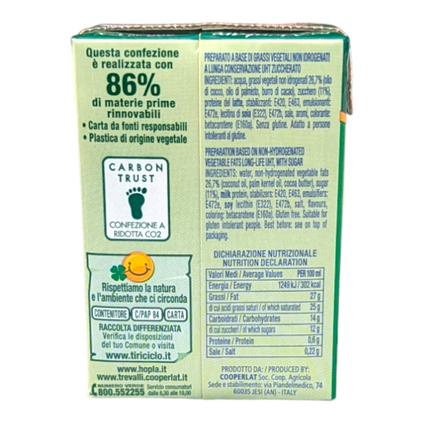 Hopla Sweetened Whipping Cream Alternative - Gluten Free 200ml | Italia ...