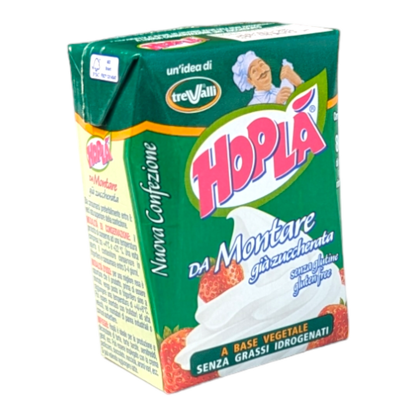 Hopla Sweetened Whipping Cream Alternative - Gluten Free 200ml | Italia ...