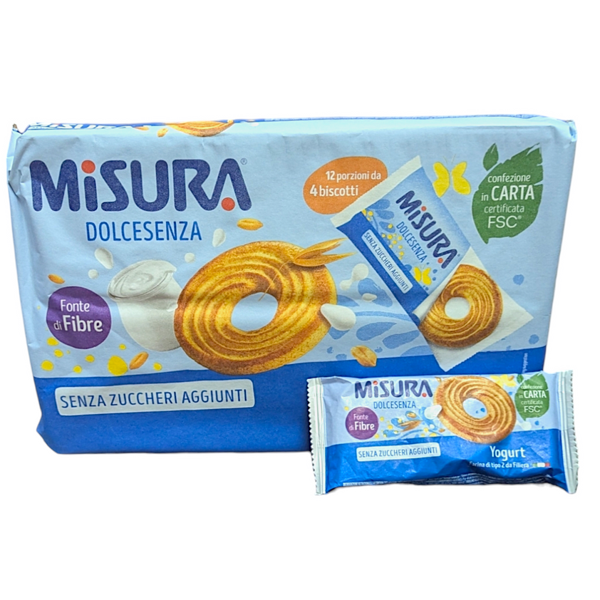 Misura Biscotti Allo Yogurt - No Added Sugar Yoghurt Biscuits 400g ...