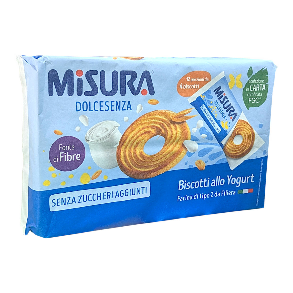 Misura Biscotti Allo Yogurt - No Added Sugar Yoghurt Biscuits 400g