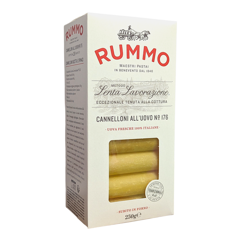 Rummo Cannelloni Egg Hollow Pasta No.176 - 250g | Italia Solutions UK