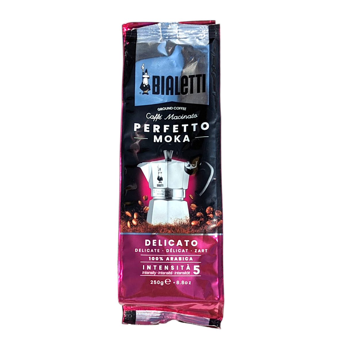 Bialetti Caffe Macinato, Ground Coffee Perfetto Moka Delicato - 250 g ...