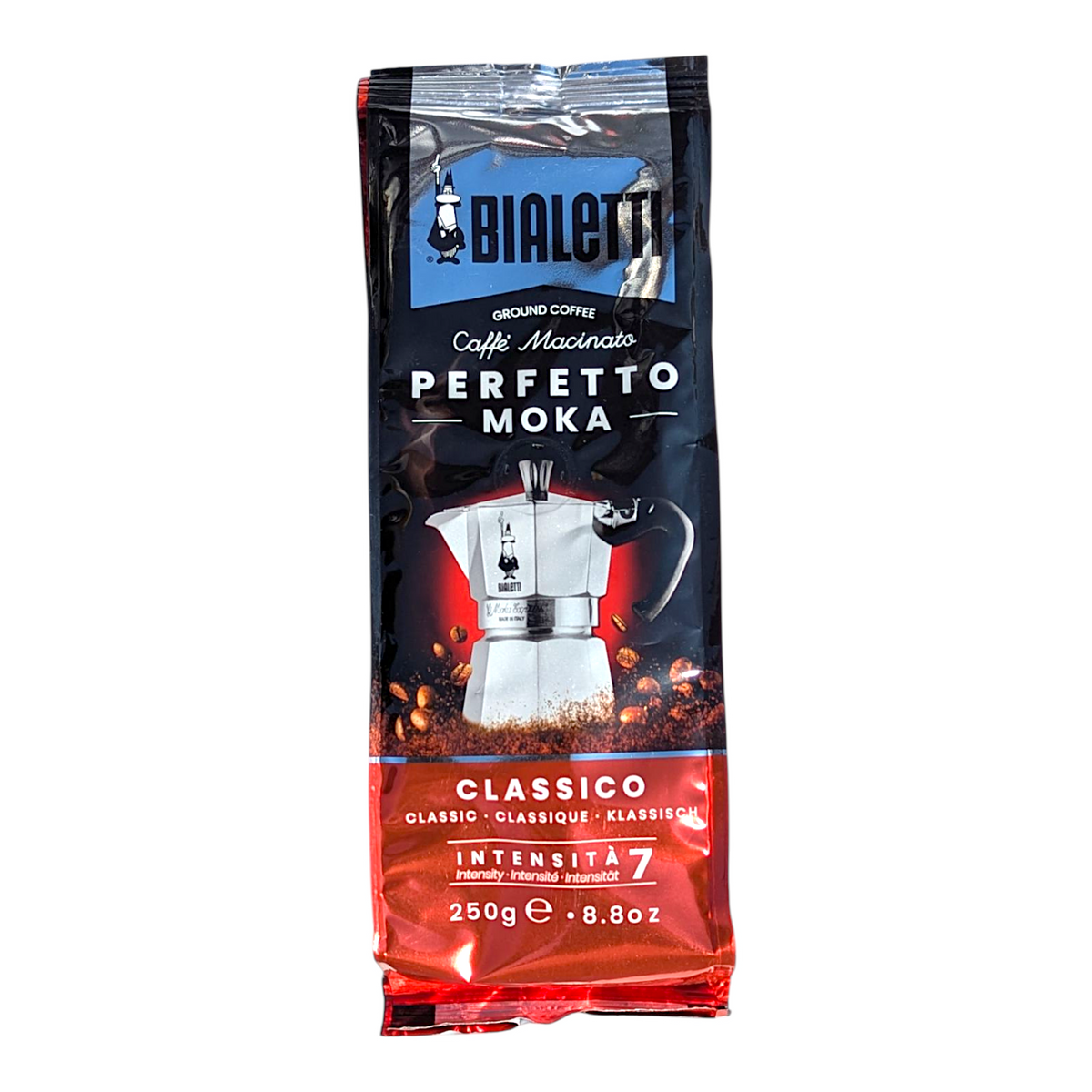 Bialetti Caffe Macinato, Ground Coffee Perfetto Moka Classico - 250g ...