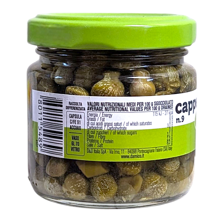 D'Amico Capperi di Roccia Sott'Aceto di Vino - Vinegar Pickeld Caper ...