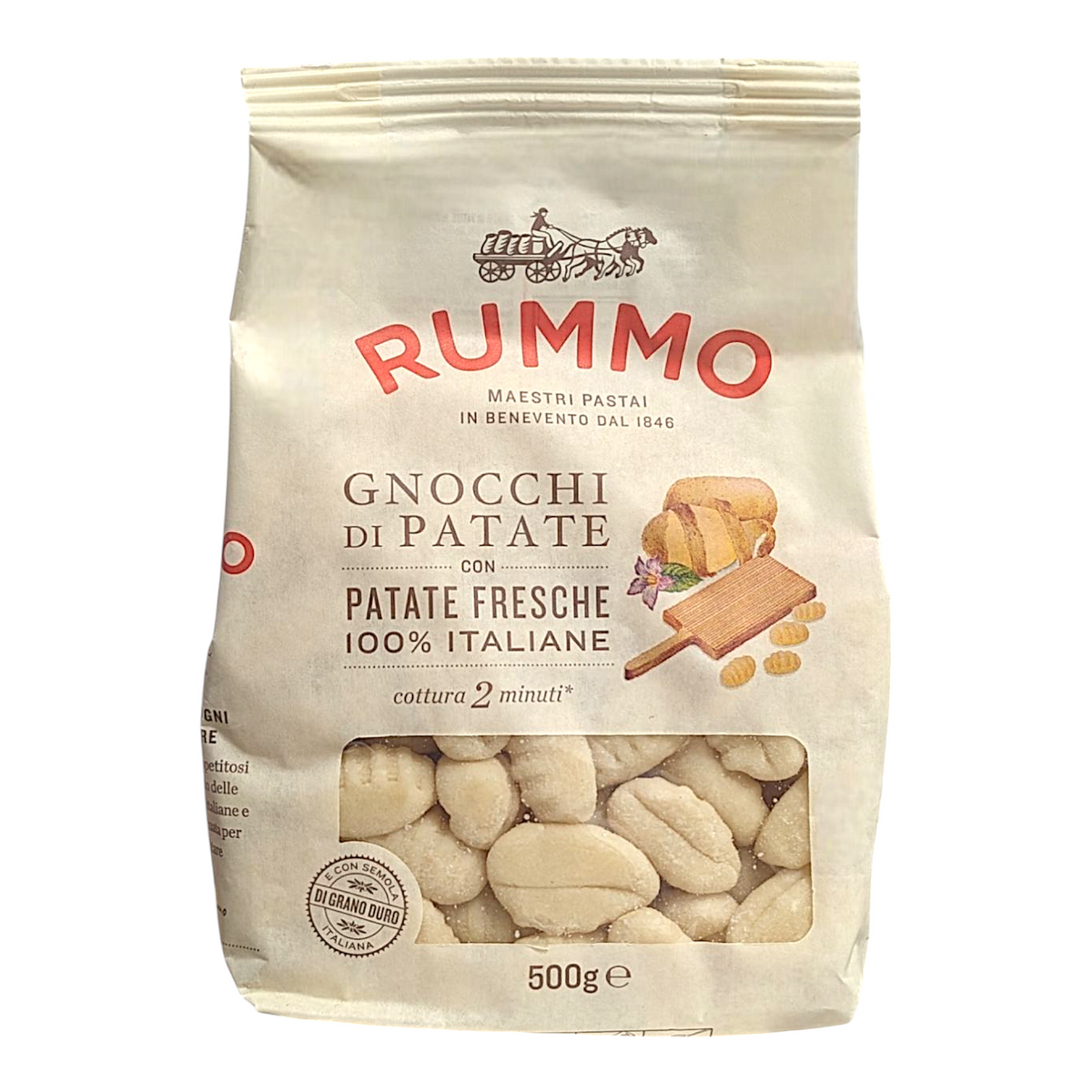 Rummo Gnocchi di Patate no.117 - 100% Fresh Italian Potatoes 500g
