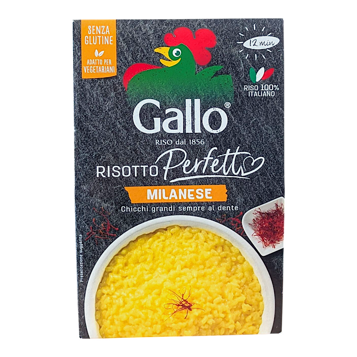 Gallo Risotto Perfetto Milanese - Saffron Rice 175g | Italia Solutions UK