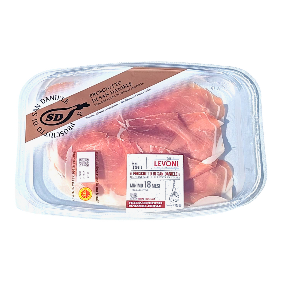 Levoni Prosciutto Crudo di San Daniele Sliced 70g