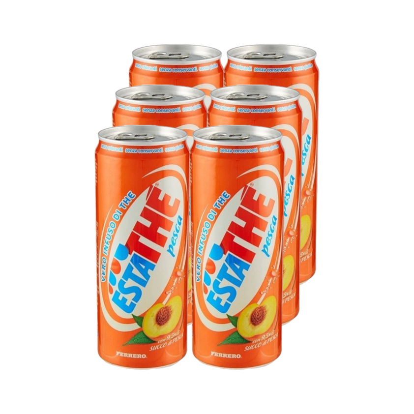 Estathè Peach Italian Ice Tea, Tè Freddo al Pesca 330ml can | Italia ...
