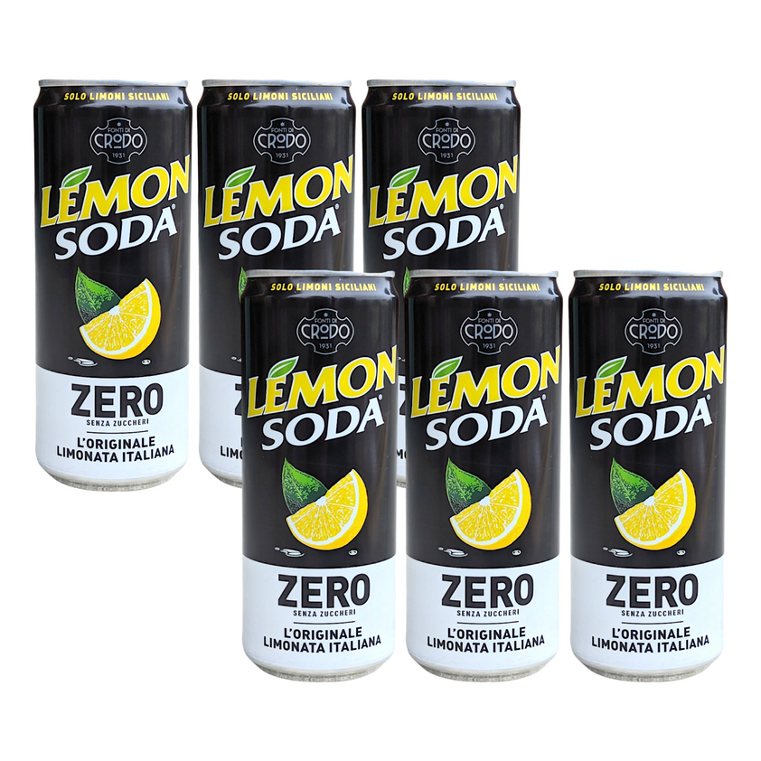 Crodo Lemonsoda Zero Can 330ml | Italia Solutions UK