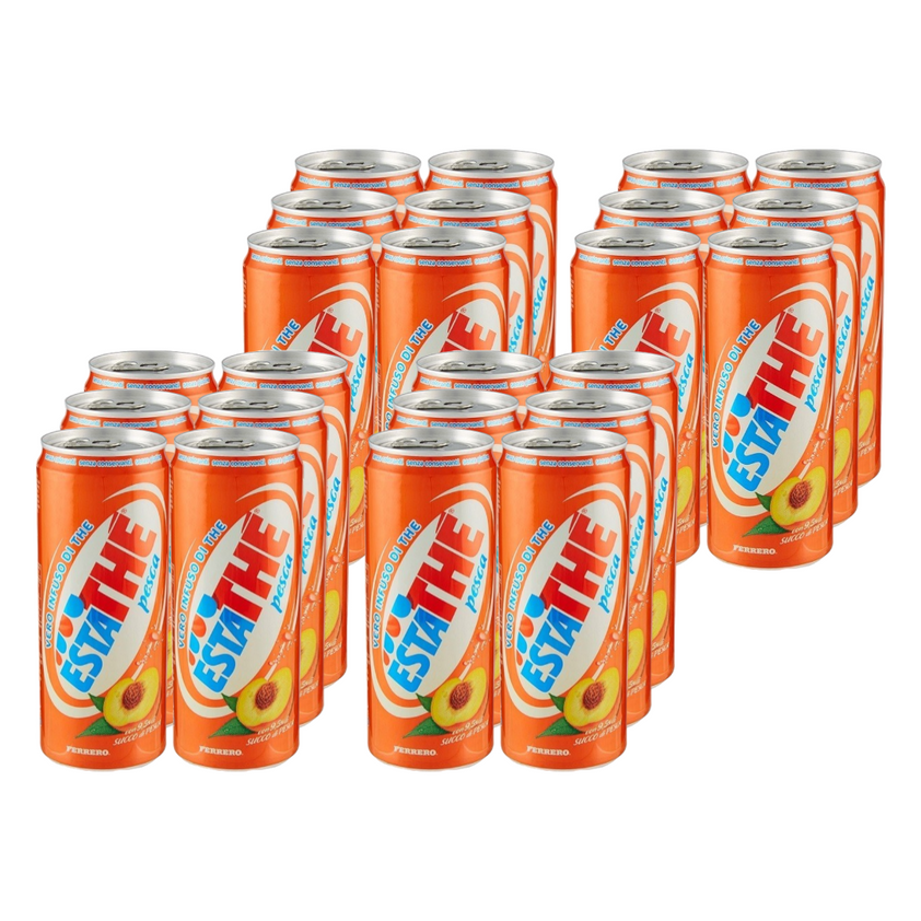 Estathè Peach Italian Ice Tea, Tè Freddo al Pesca 330ml can | Italia ...