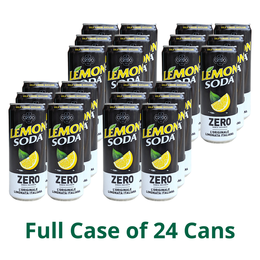 Crodo Lemonsoda Zero Can 330ml | Italia Solutions UK