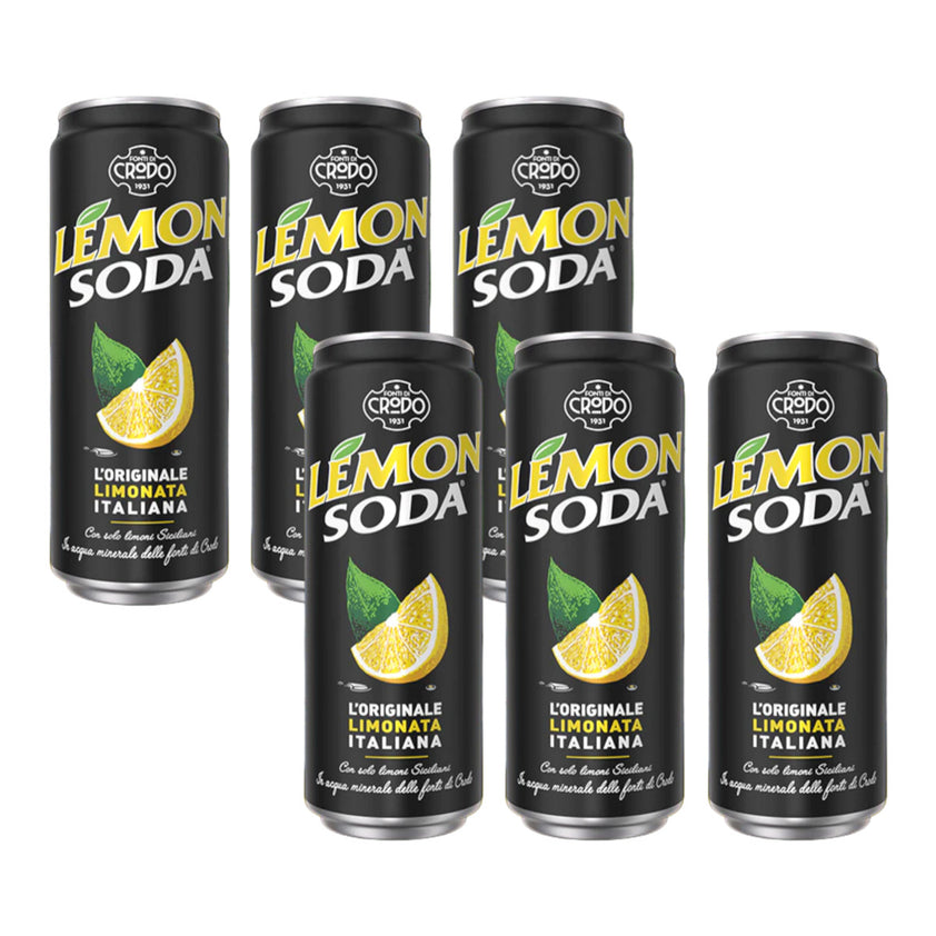 Crodo Lemonsoda, Italian La Limonata Soft Drink - 330ml Can | Italia ...