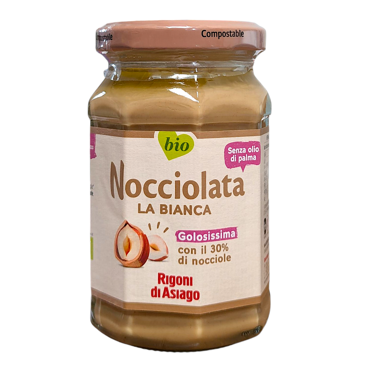 Rigoni di Asiago Bio Nocciolata Bianca 250g Organic Hazelnut Spread