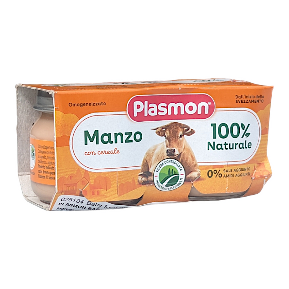 Plasmon Baby Food Manzo / Beef Puree x 2 | Italia Solutions UK