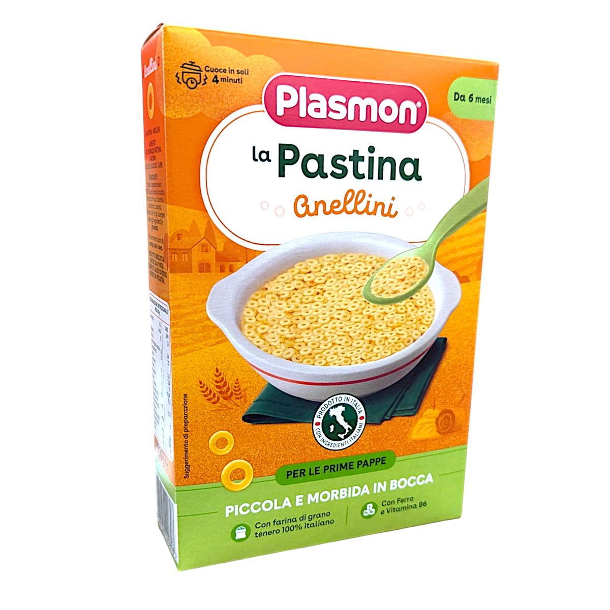 Plasmon La Pastina Anellini - Tiny Ring-Shaped Pasta Baby Food 300g ...