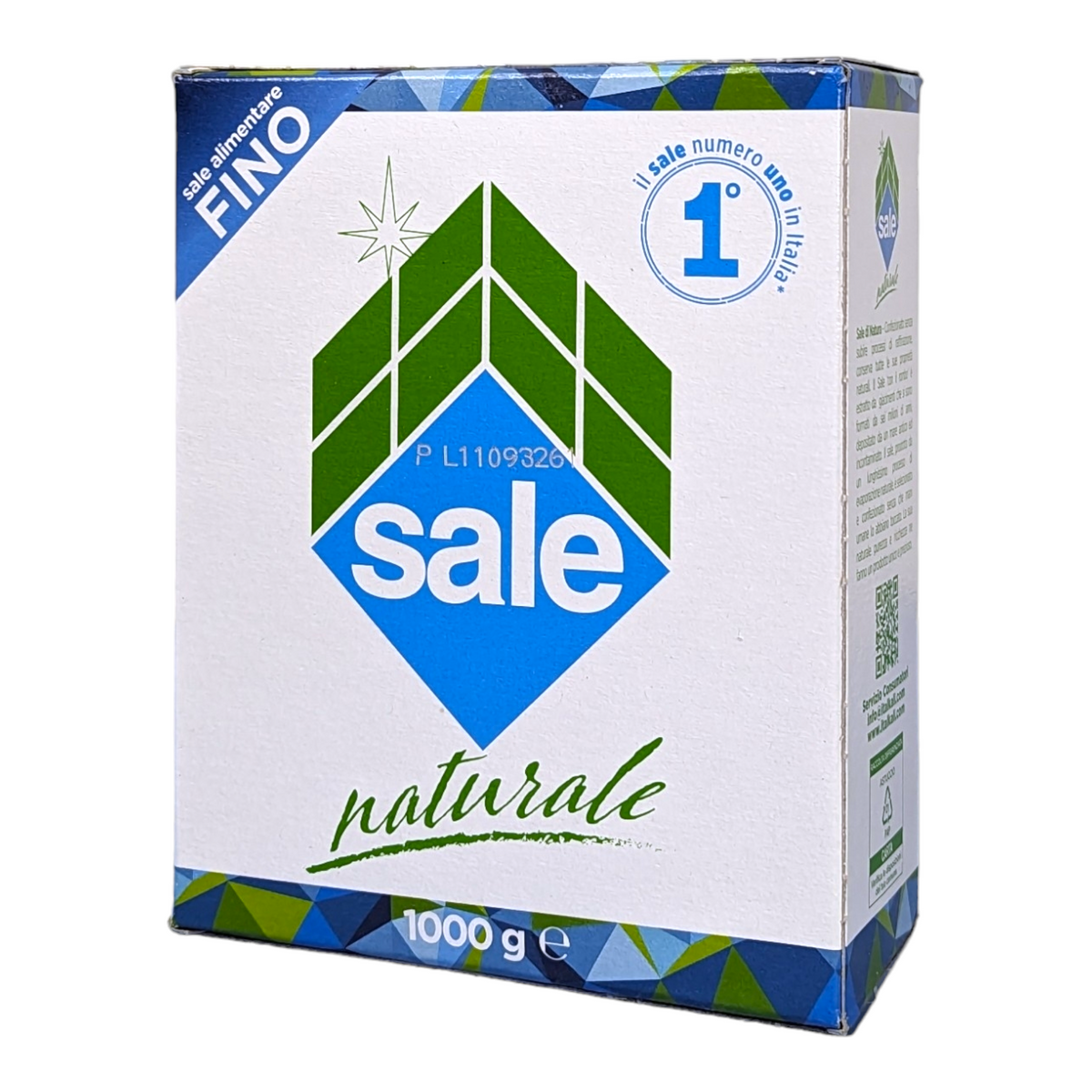 Sale di Sicilia Fino, Fine Sea Salt from Sicily 1kg | Italia Solutions UK