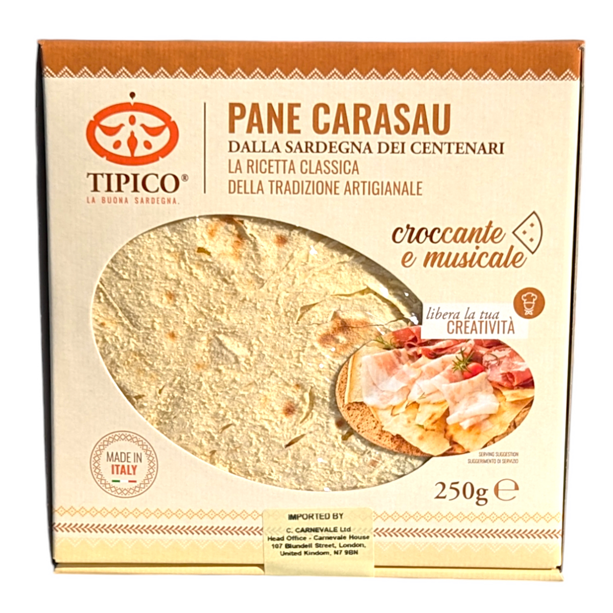 Tipico Pane Carasau - Sardegnia Flat Bread 250g | Italia Solutions UK